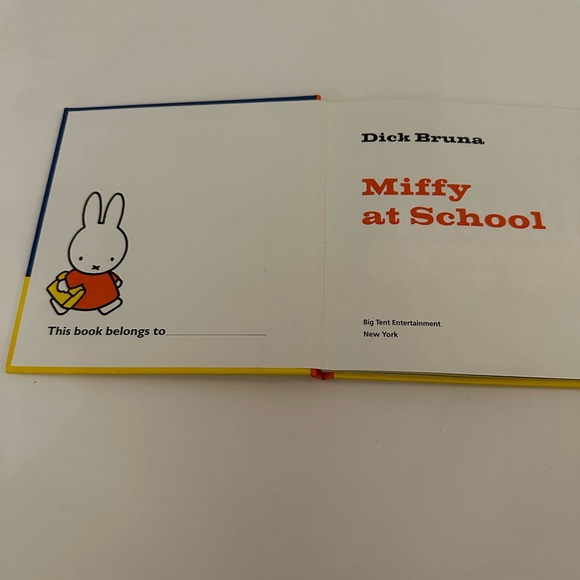 Other | Vintage Miffy At School Childrens Book Hard Cover | Poshmark